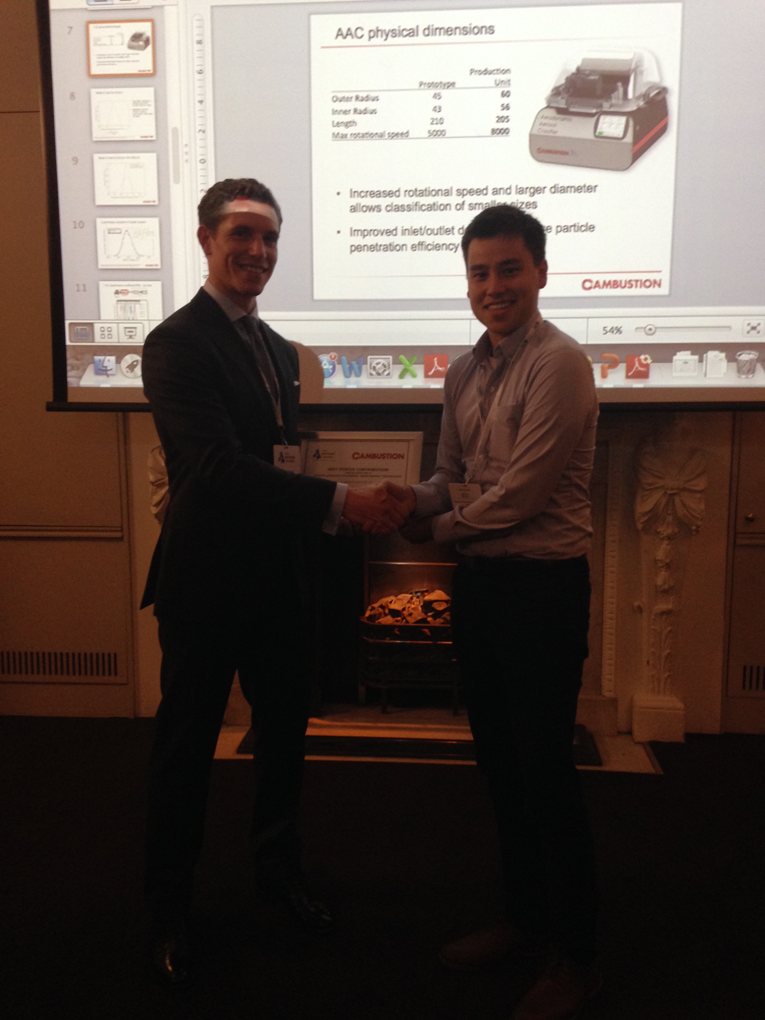 Robert Nishida wins best poster award at UK Aerosol Society Meeting ...