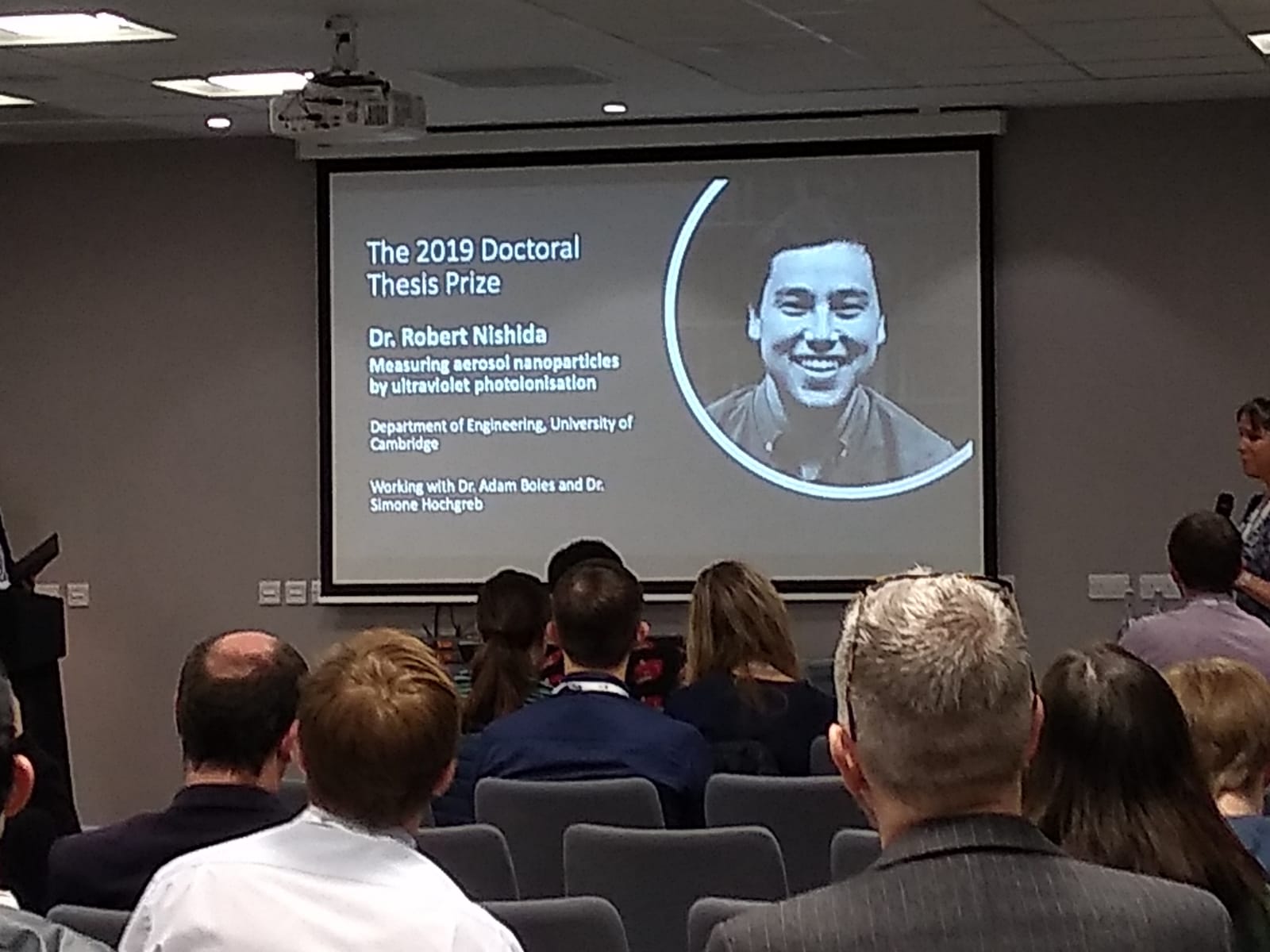 Robert Nishida wins doctoral thesis prize! – Aerosol and Nanotechnology ...